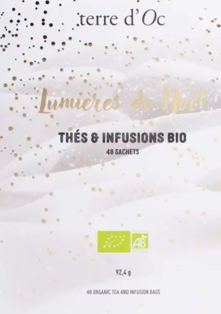Coffret 48 sachets Bio de Noël, coffret gourmand à offrir